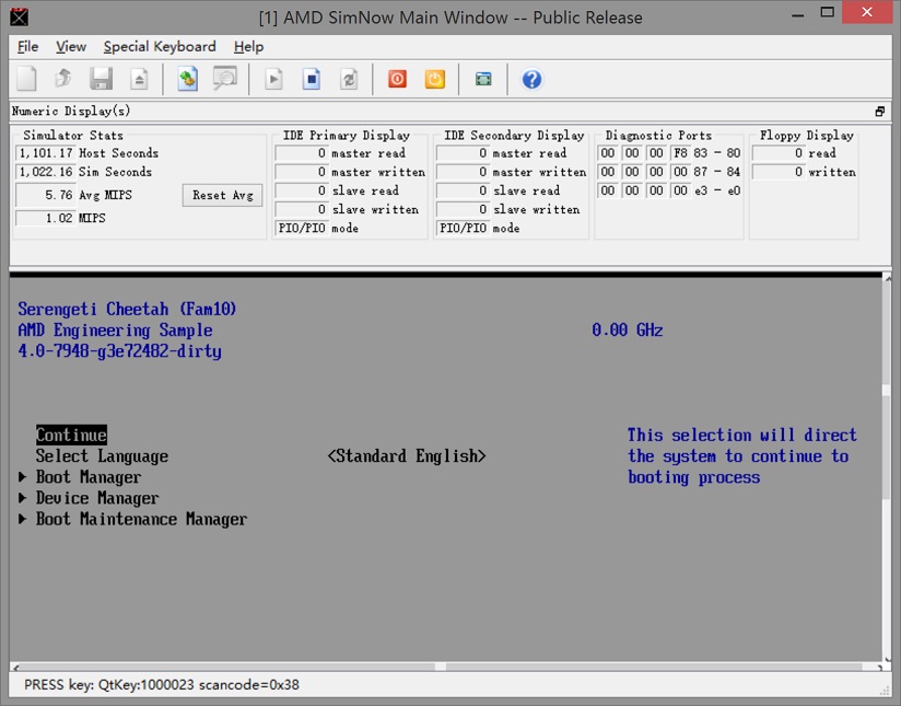 Play Coreboot With AMD SimNow